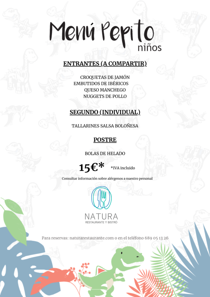 Todas las cartas - Natura Restaurante